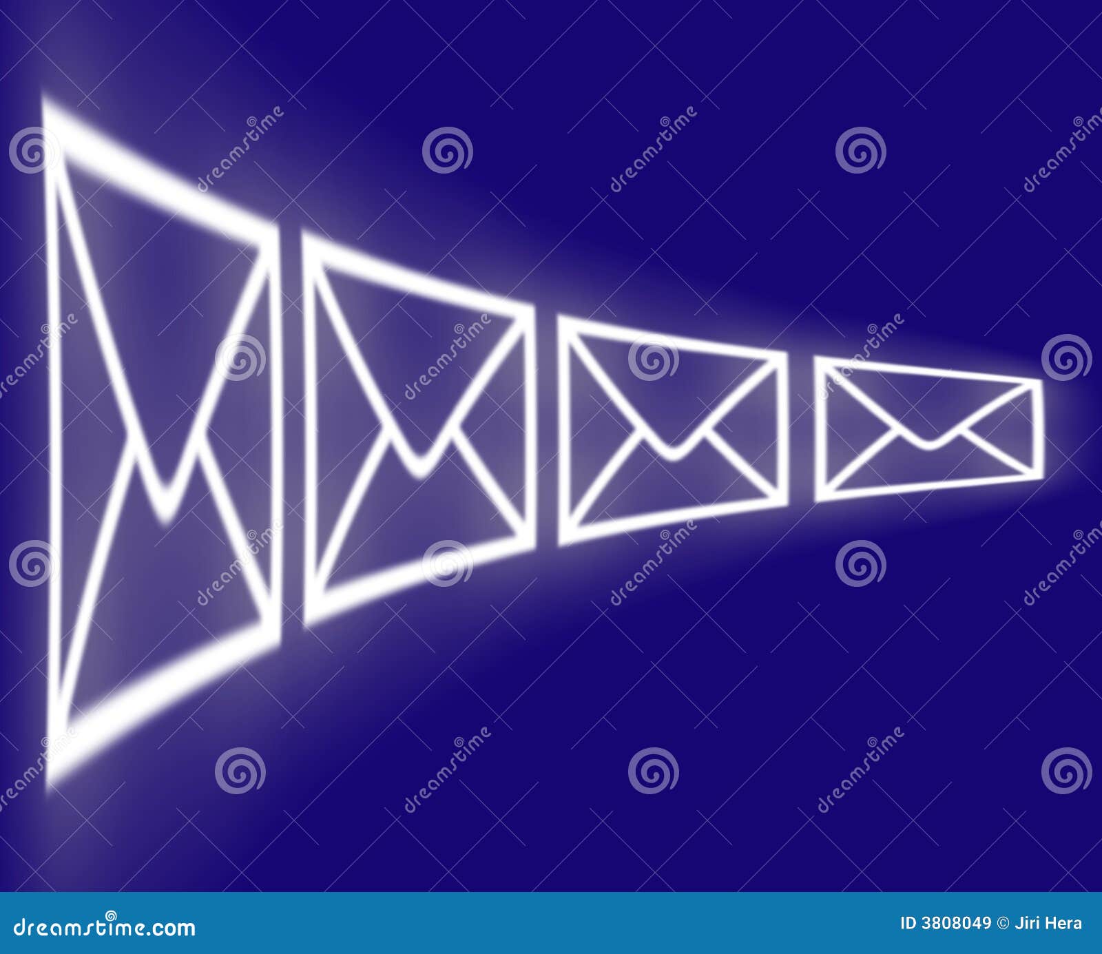 Email envelops stock illustration. Illustration of icon - 3808049