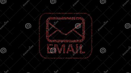 Email in Hexadecimal Code. Mail Stock Photo - Image of encryption ...