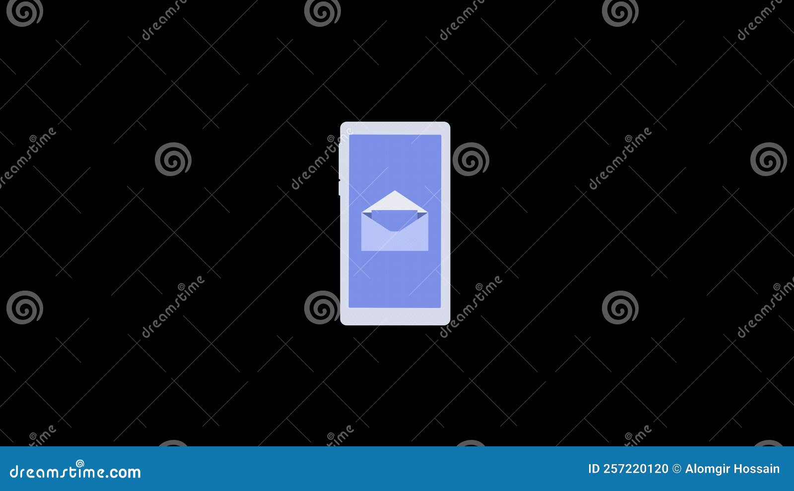 Email Icon Animation. Email Envelope Loop Animation with Alpha Channel ...