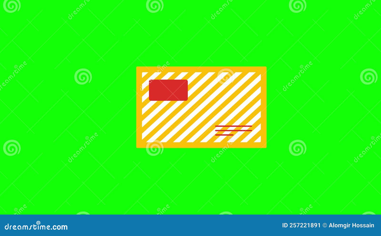 Email Icon Animation. Email Envelope Loop Animation with Alpha Channel ...