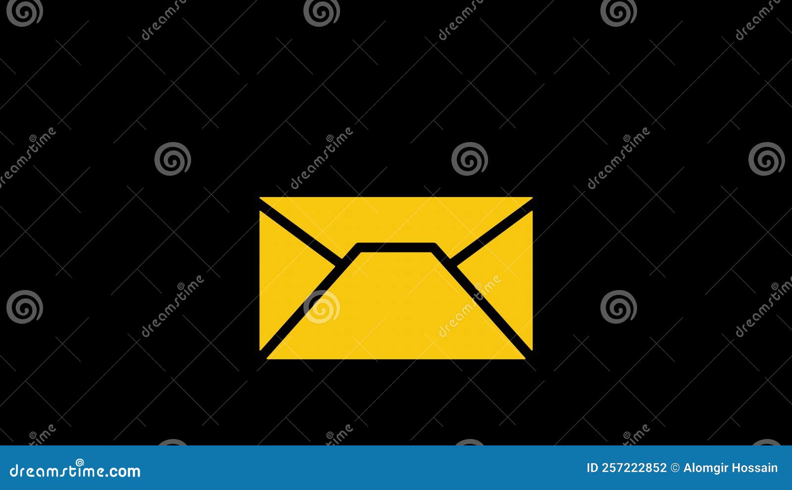 Email Icon Animation. Email Envelope Loop Animation with Alpha Channel ...