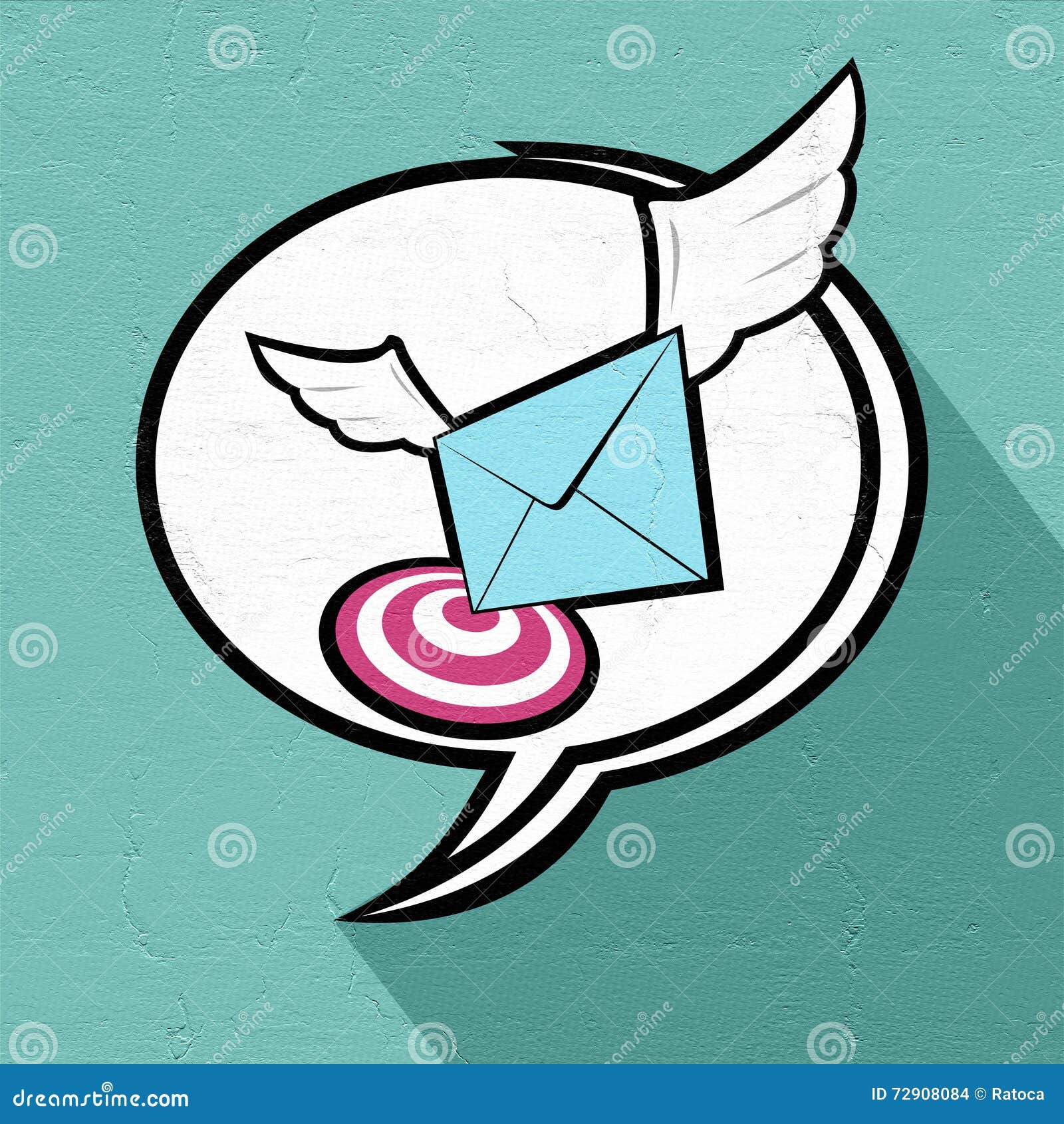 Email icon stock illustration. Illustration of target - 72908084