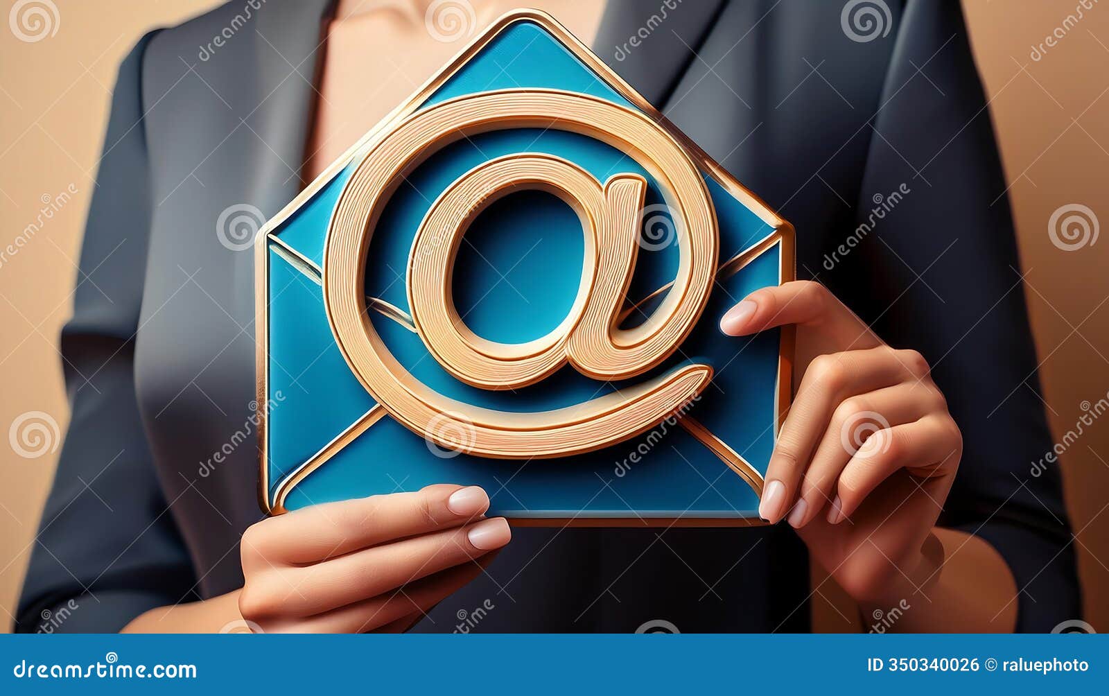 An Email Icon is Depicted within, Suggesting a Personal Message Stock ...