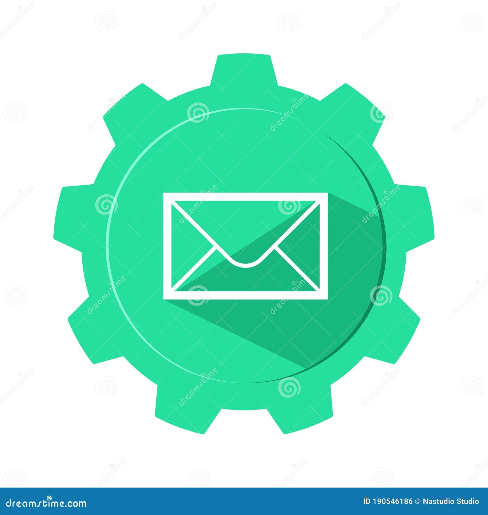 Email Icon and Gear Icon. for Your Web Site Design, Logo, App, UI Stock ...