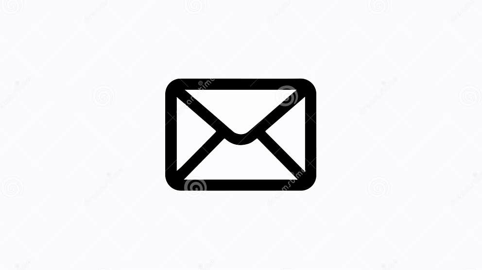 Email Icon for Interaction: Professional Communication Concept Stock ...