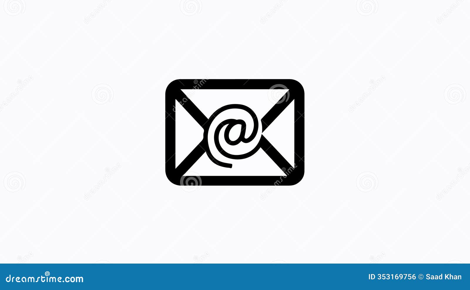 Email Icon for Interaction: Professional Communication Concept Stock ...