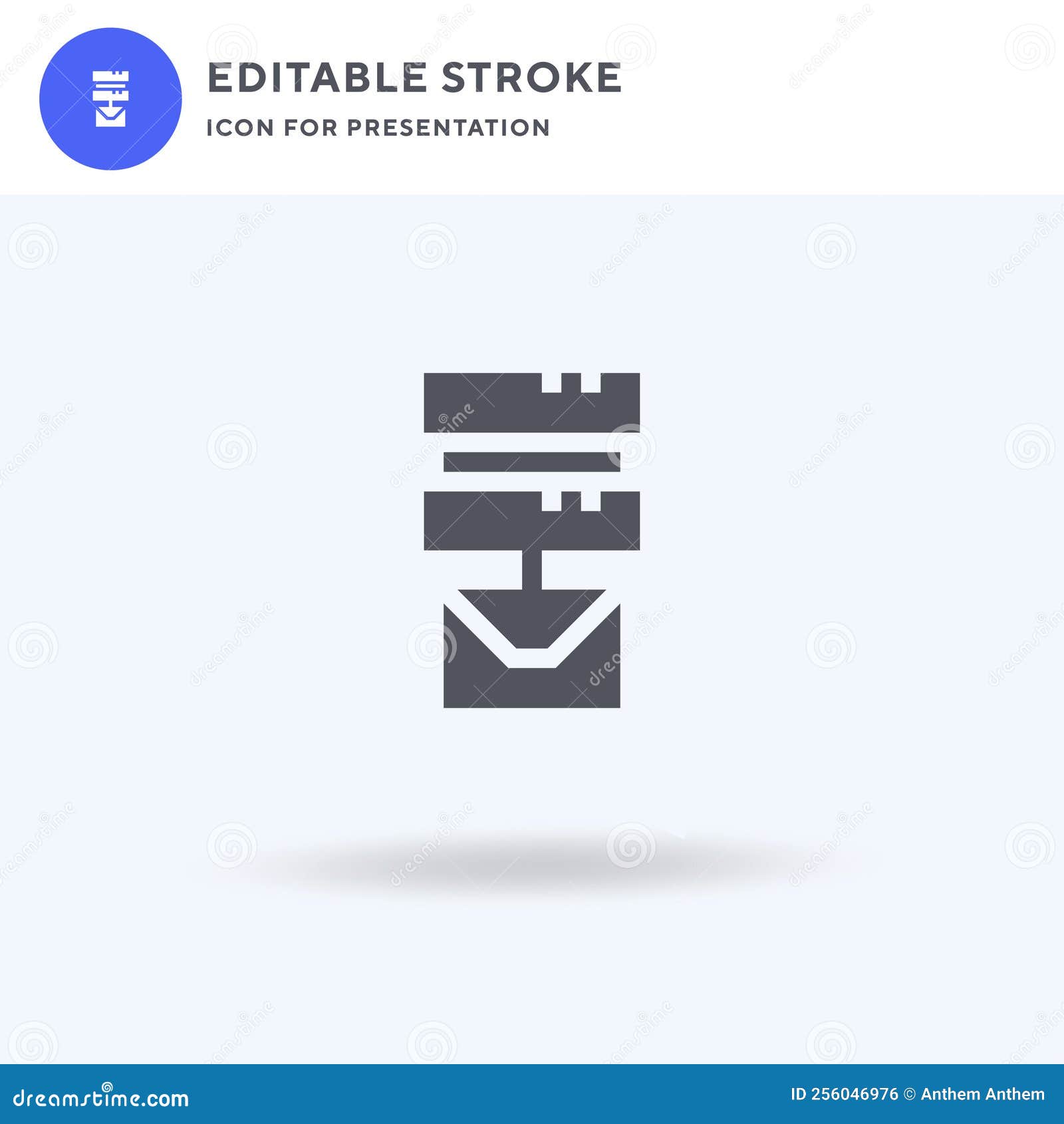 Email Icon Vector, Filled Flat Sign, Solid Pictogram Isolated on White ...