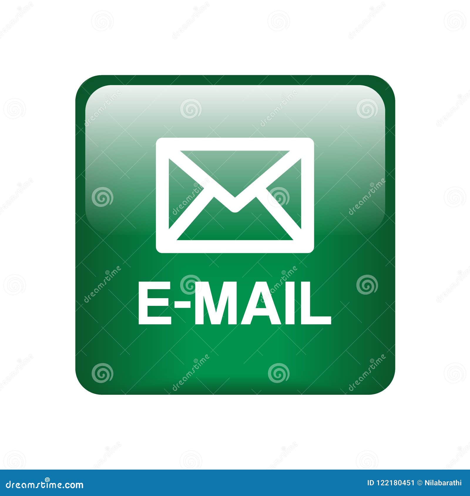 Email icon button stock illustration. Illustration of mailing - 122180451