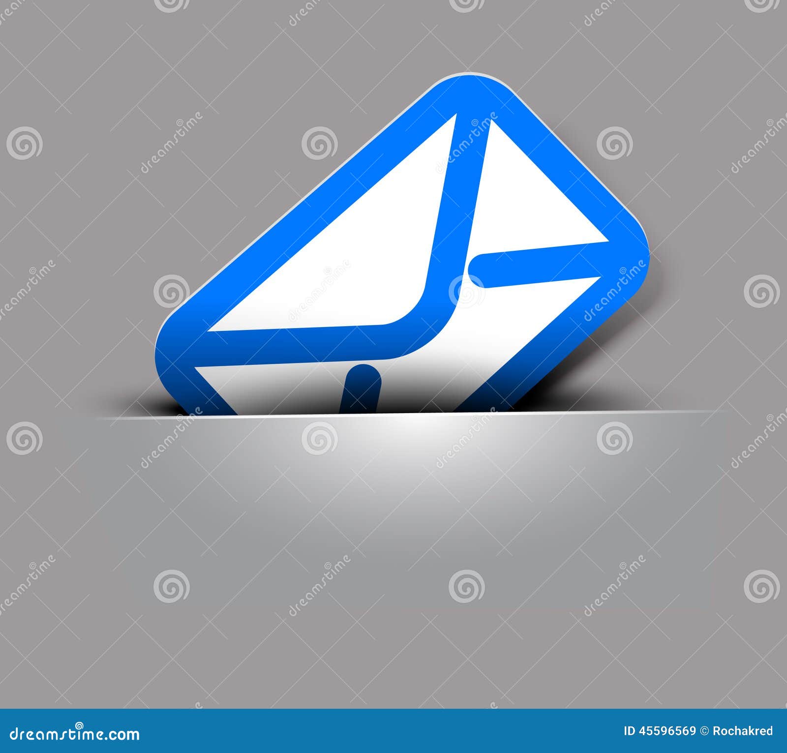 Email icon web stock vector. Illustration of marketing - 45596569