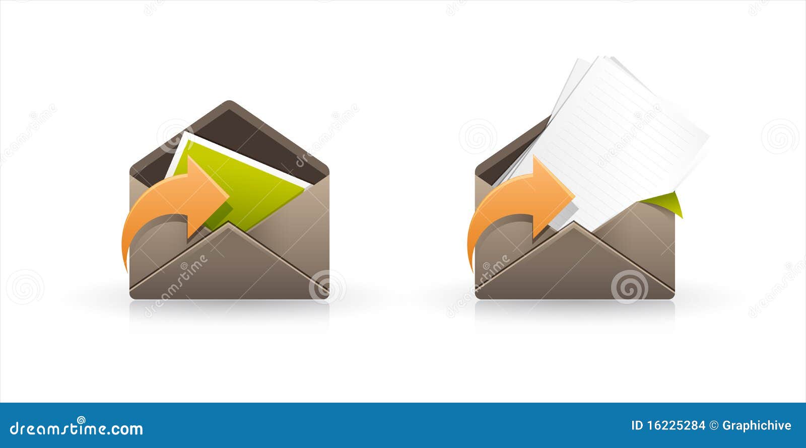 Email Icons stock vector. Illustration of design, internet - 16225284