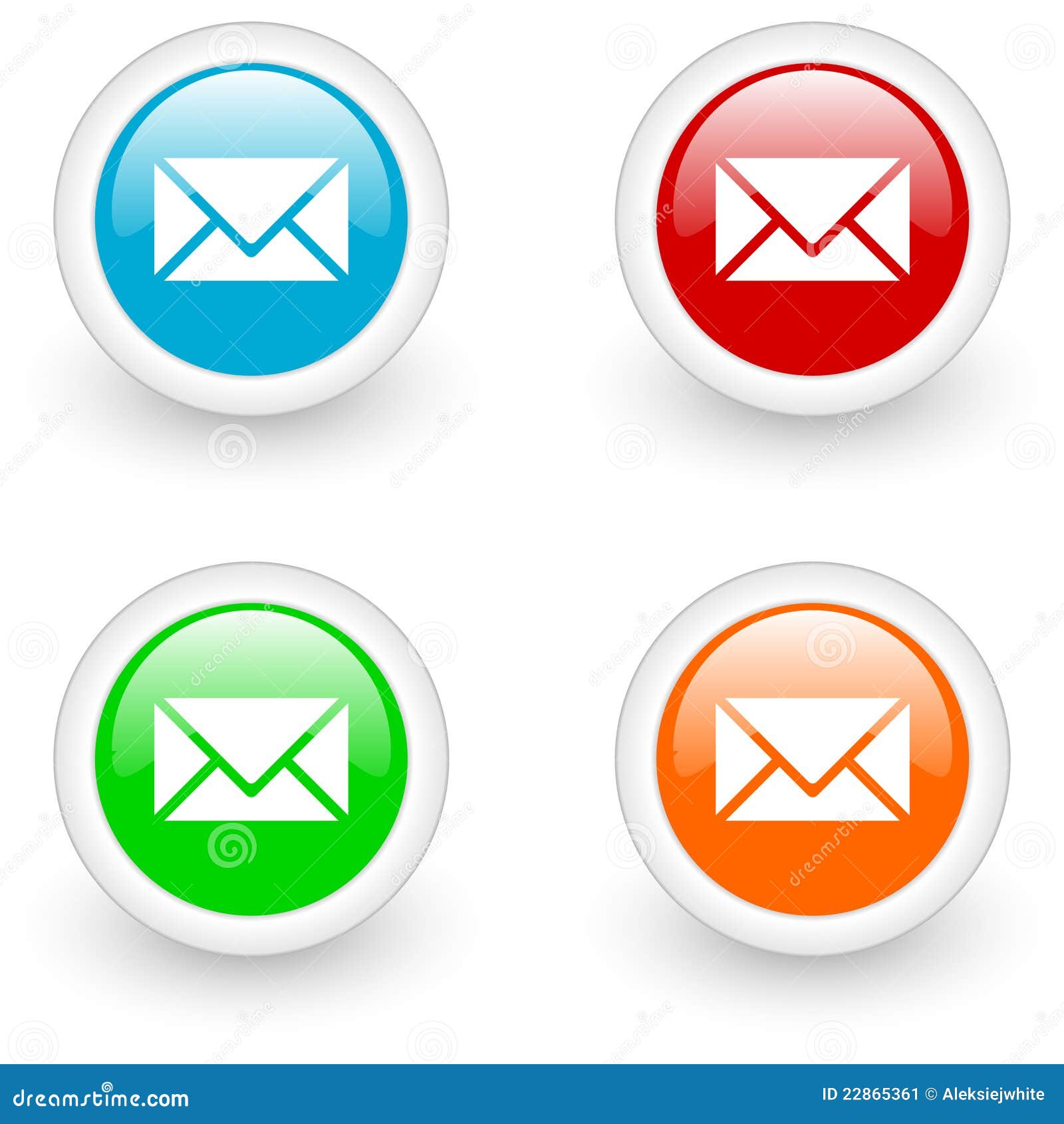 EMail-Ikone stock abbildung. Illustration von computer - 22865361