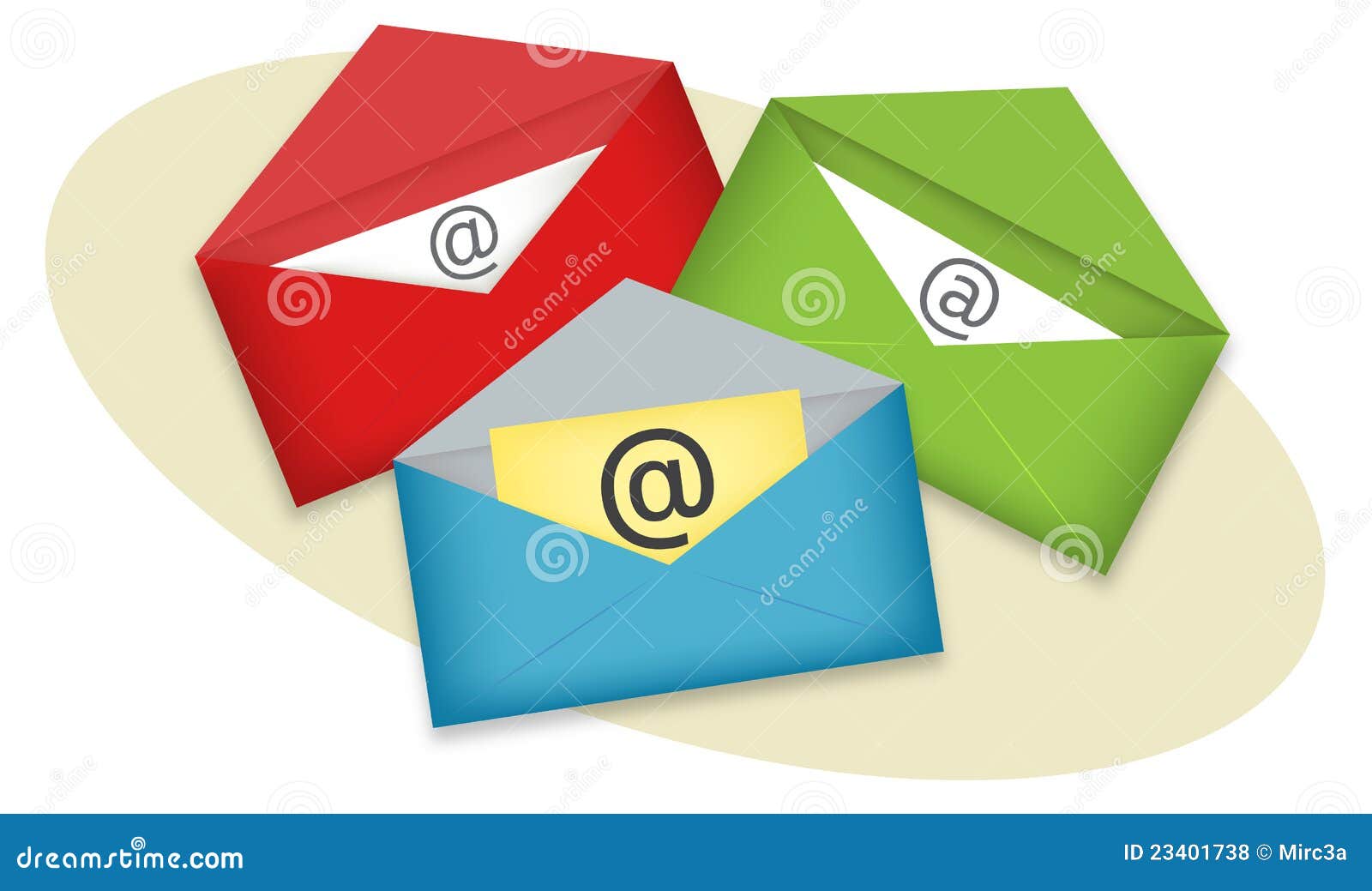 Email illustration stock illustration. Illustration of communication ...