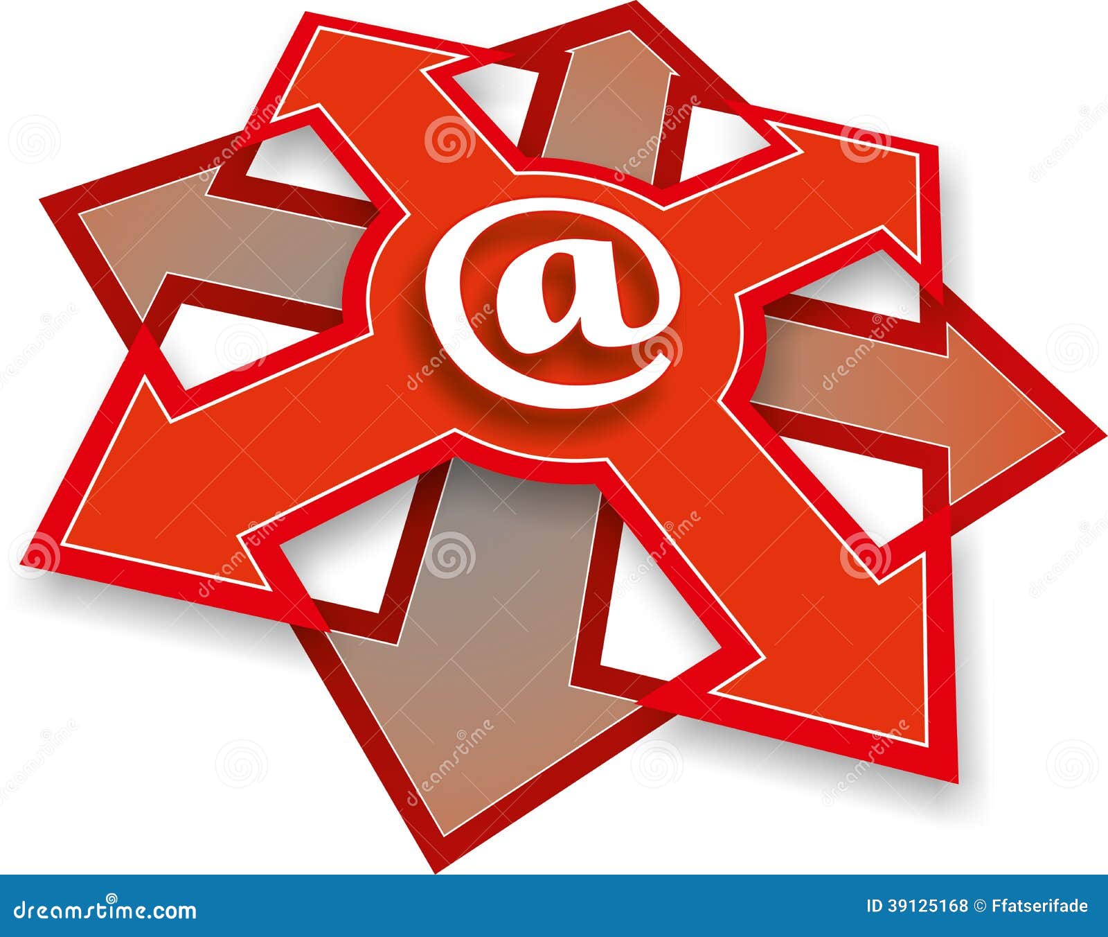 Email stock illustration. Illustration of directions - 39125168