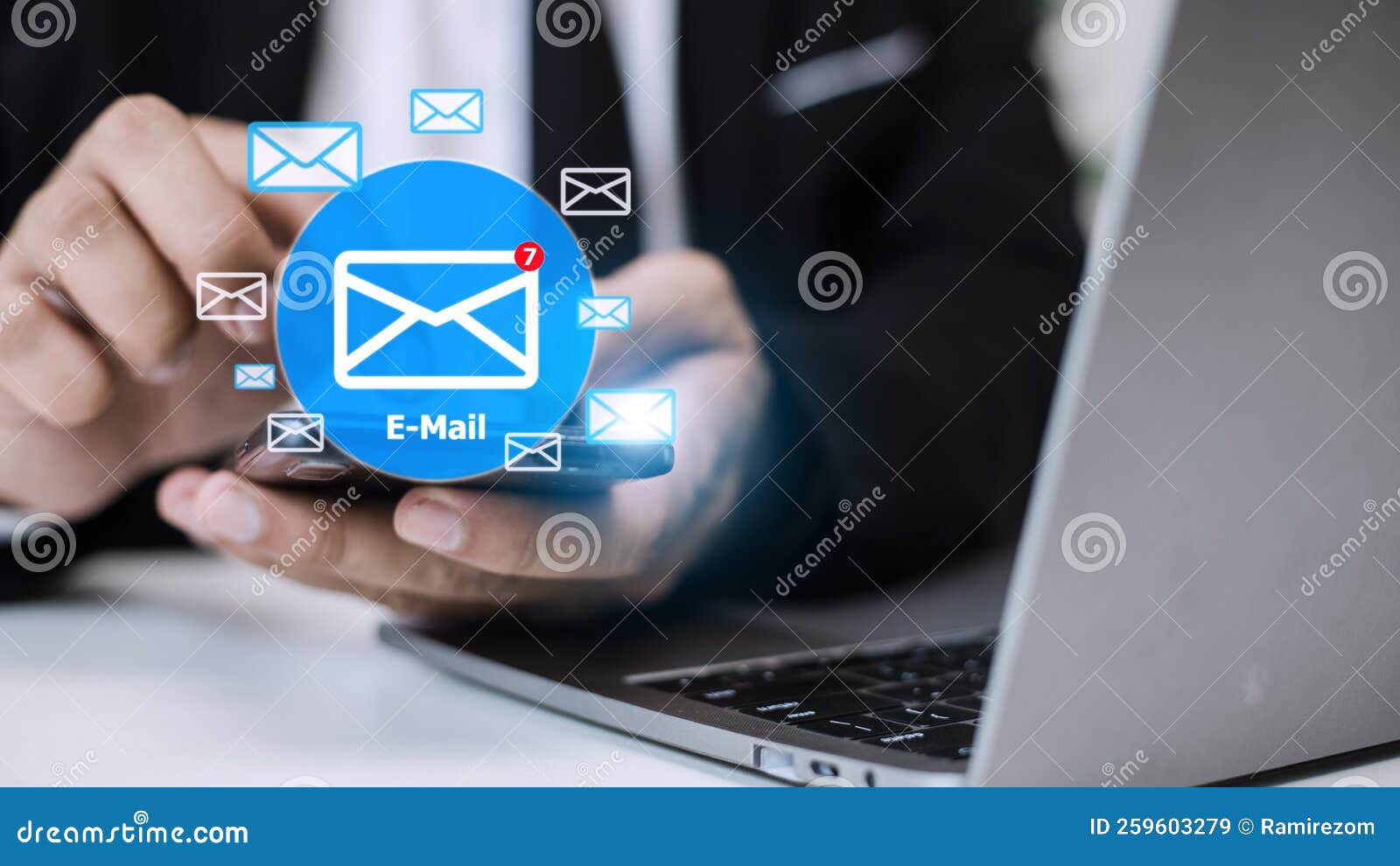Email Inbox Electronic Communication Graphics Concept Stock ...