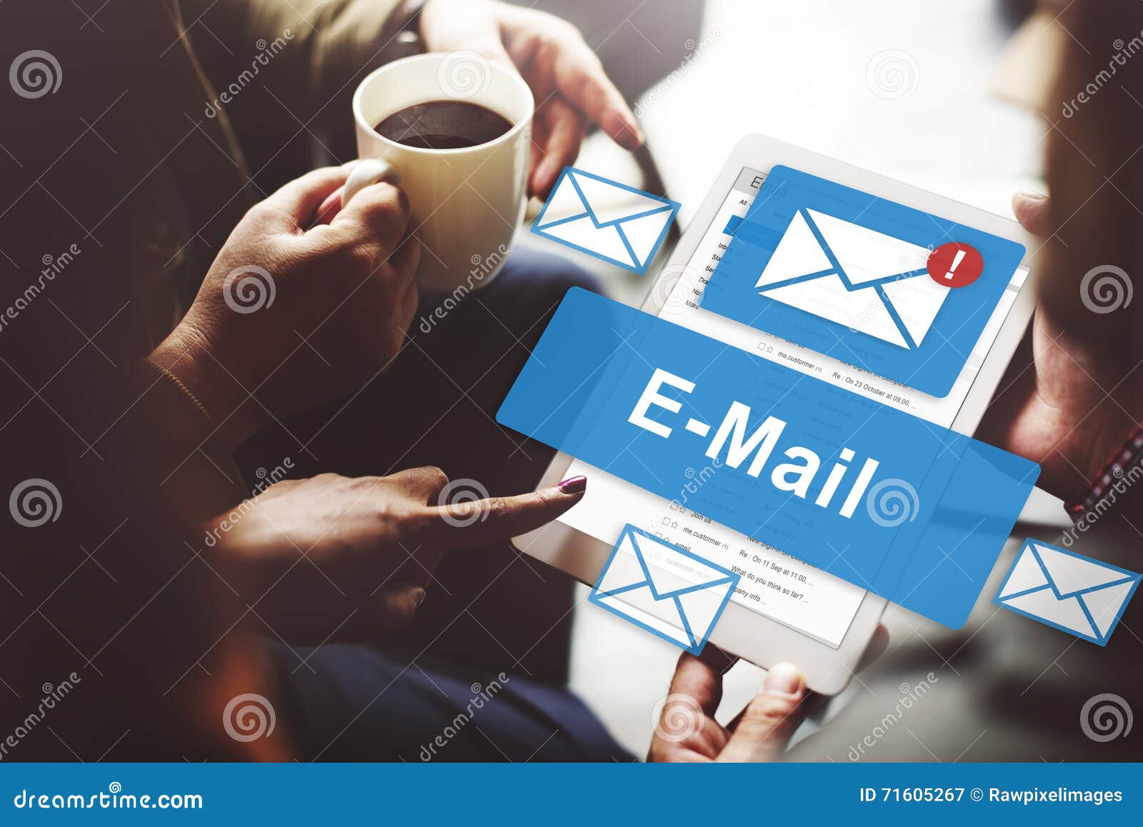 Email Inbox Electronic Communication Graphics Concept Stock Image ...