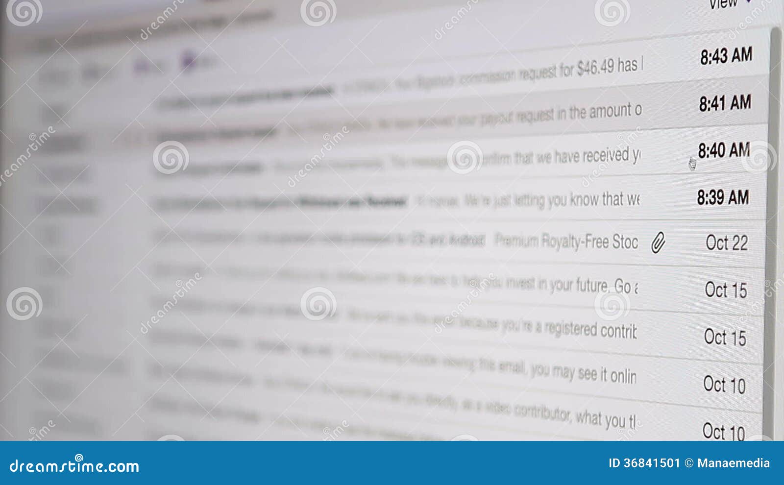 Email Inbox stock video. Video of internet, page, spam - 36841501