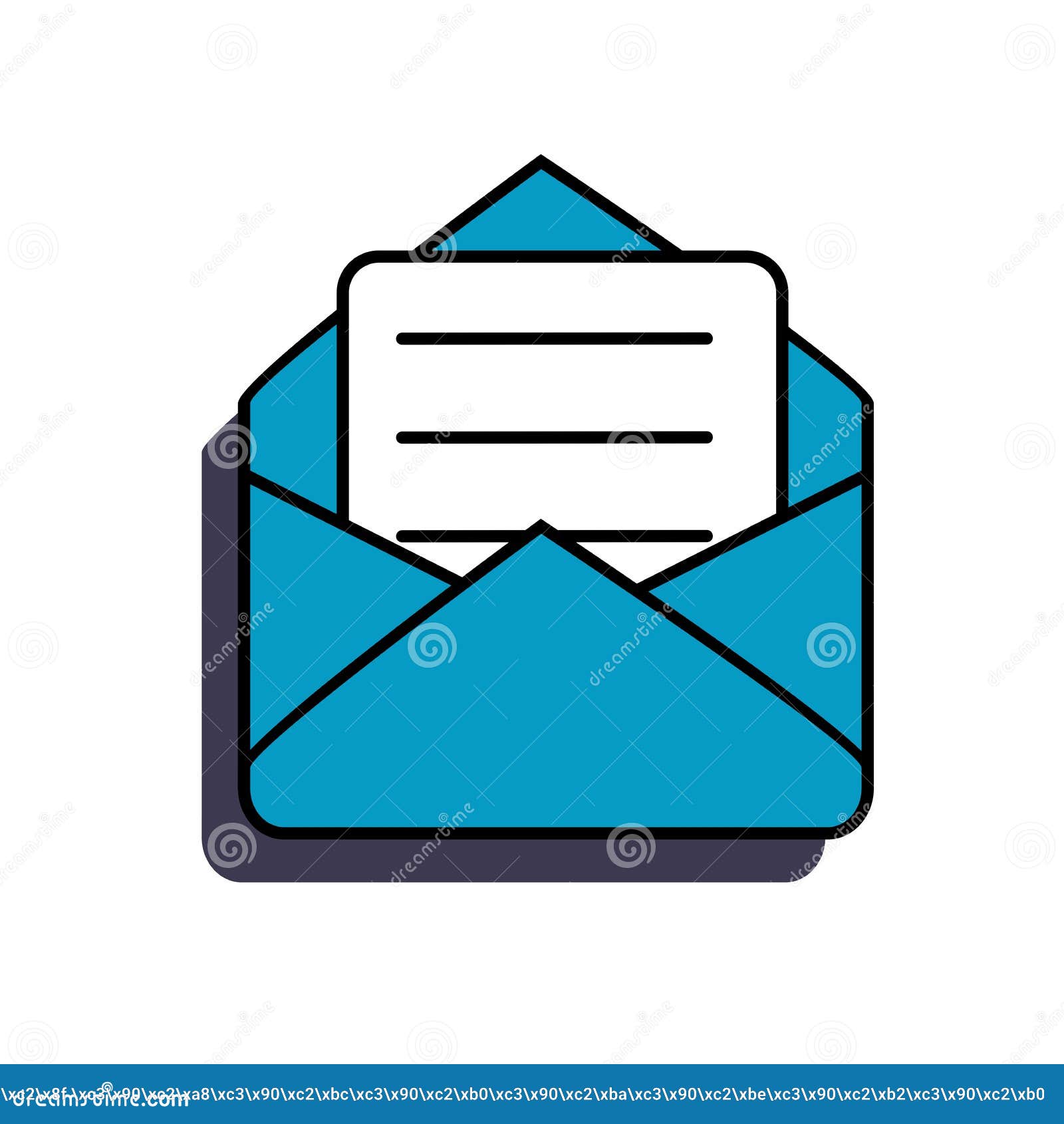 Email is an Interface Element of the Old Pc Windows 90s. in Retro ...