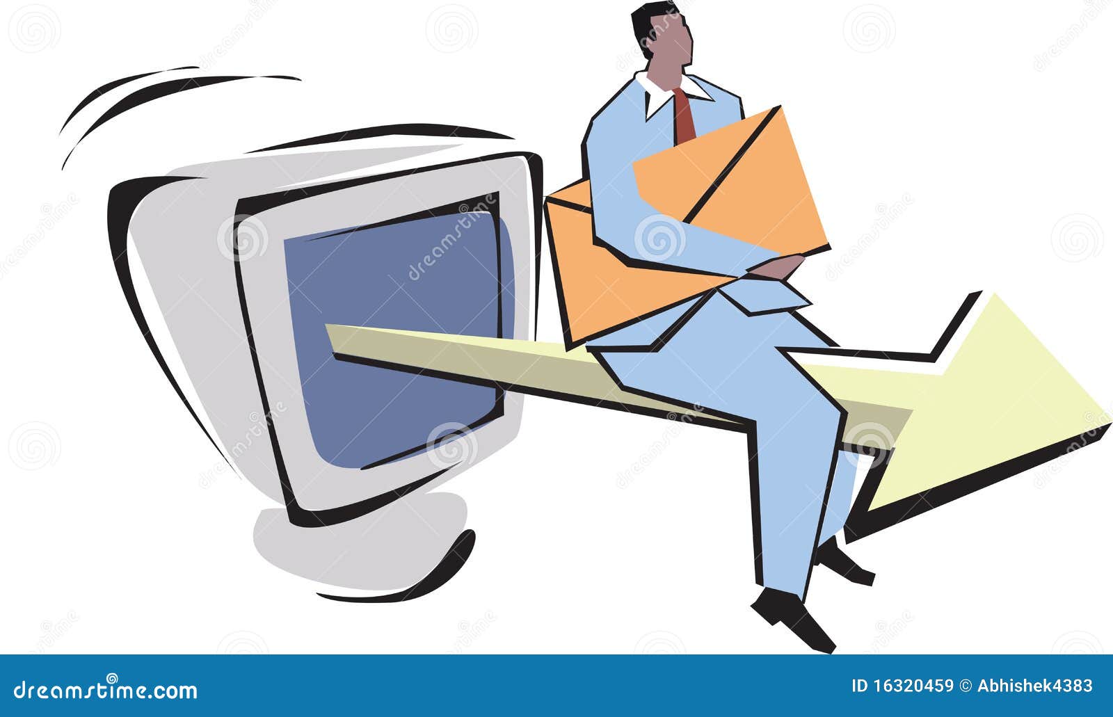 Email internet stock illustration. Illustration of electronic - 16320459