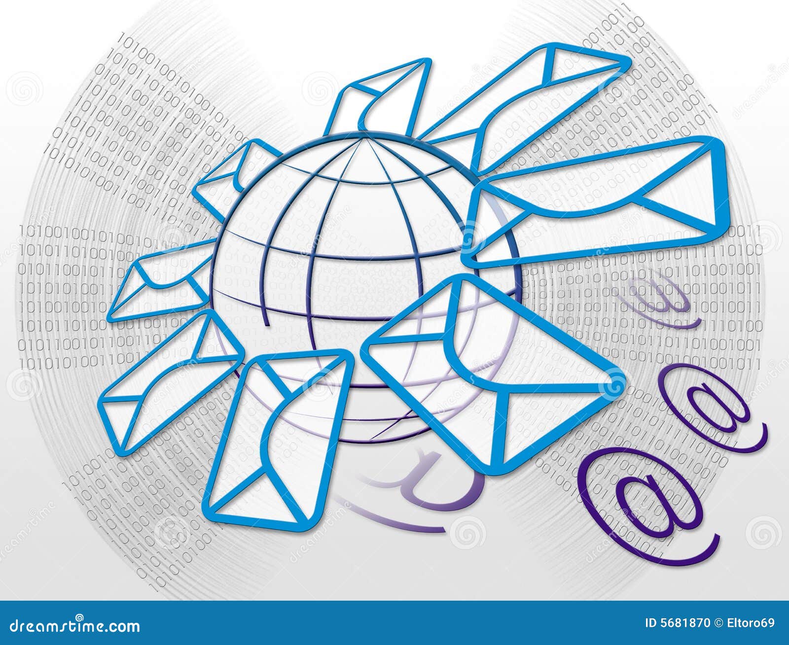 Email and Internet stock illustration. Illustration of click - 5681870