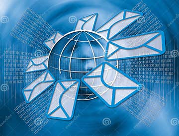 Email and Internet stock illustration. Illustration of message - 5681893