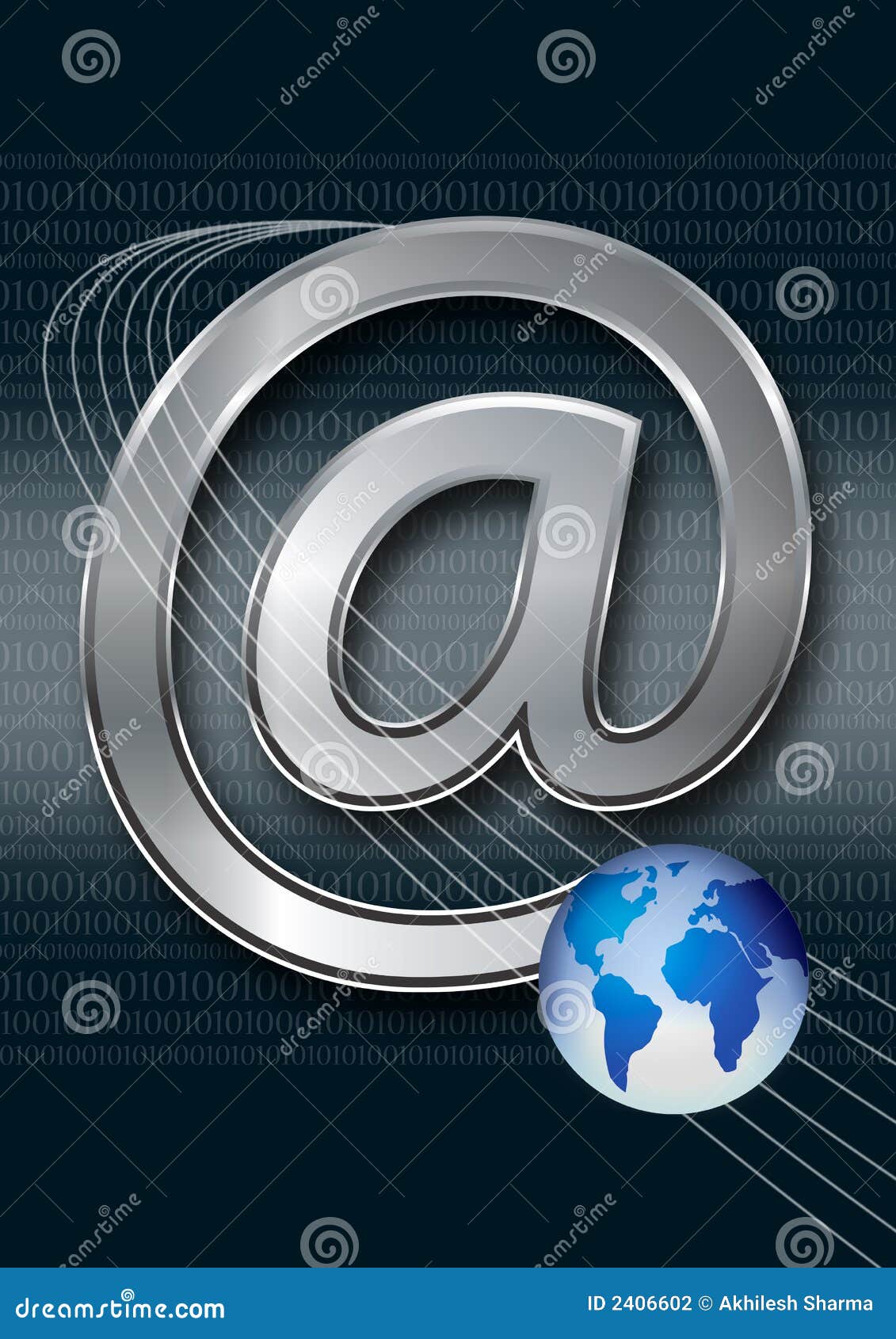 Email / internet concept stock illustration. Illustration of digital ...