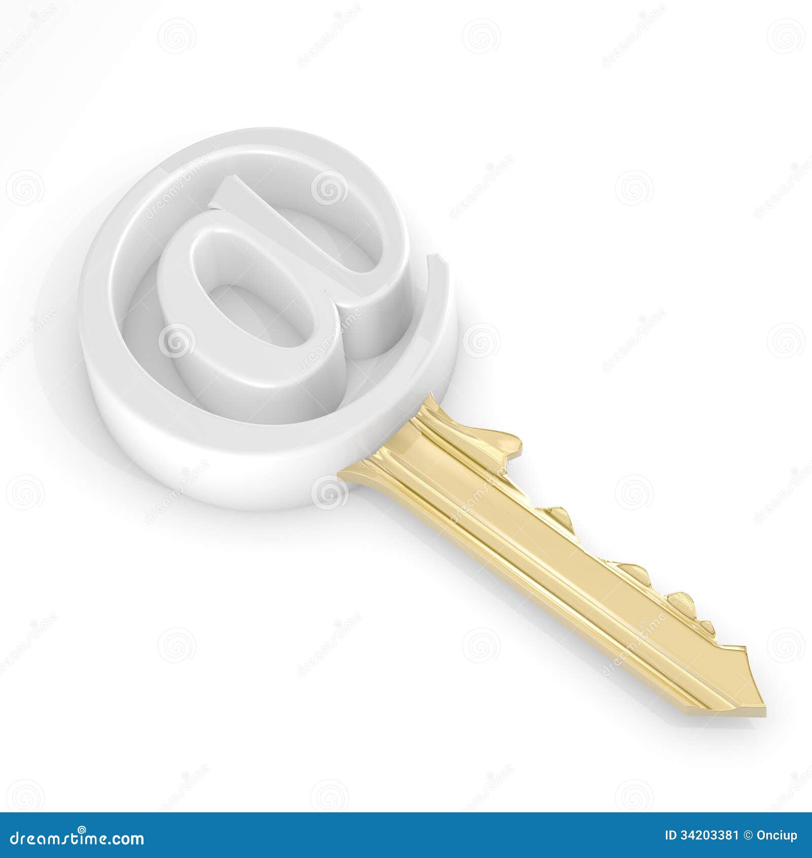 Email key stock illustration. Illustration of internet - 34203381