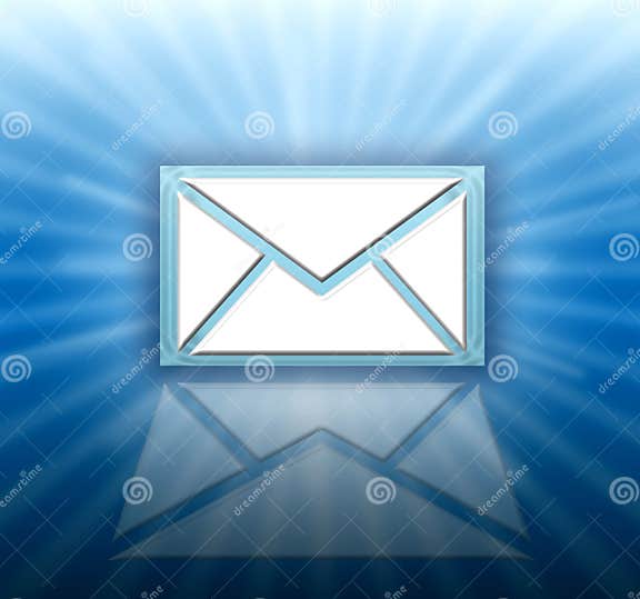 Email letter icon stock illustration. Illustration of details - 10661355