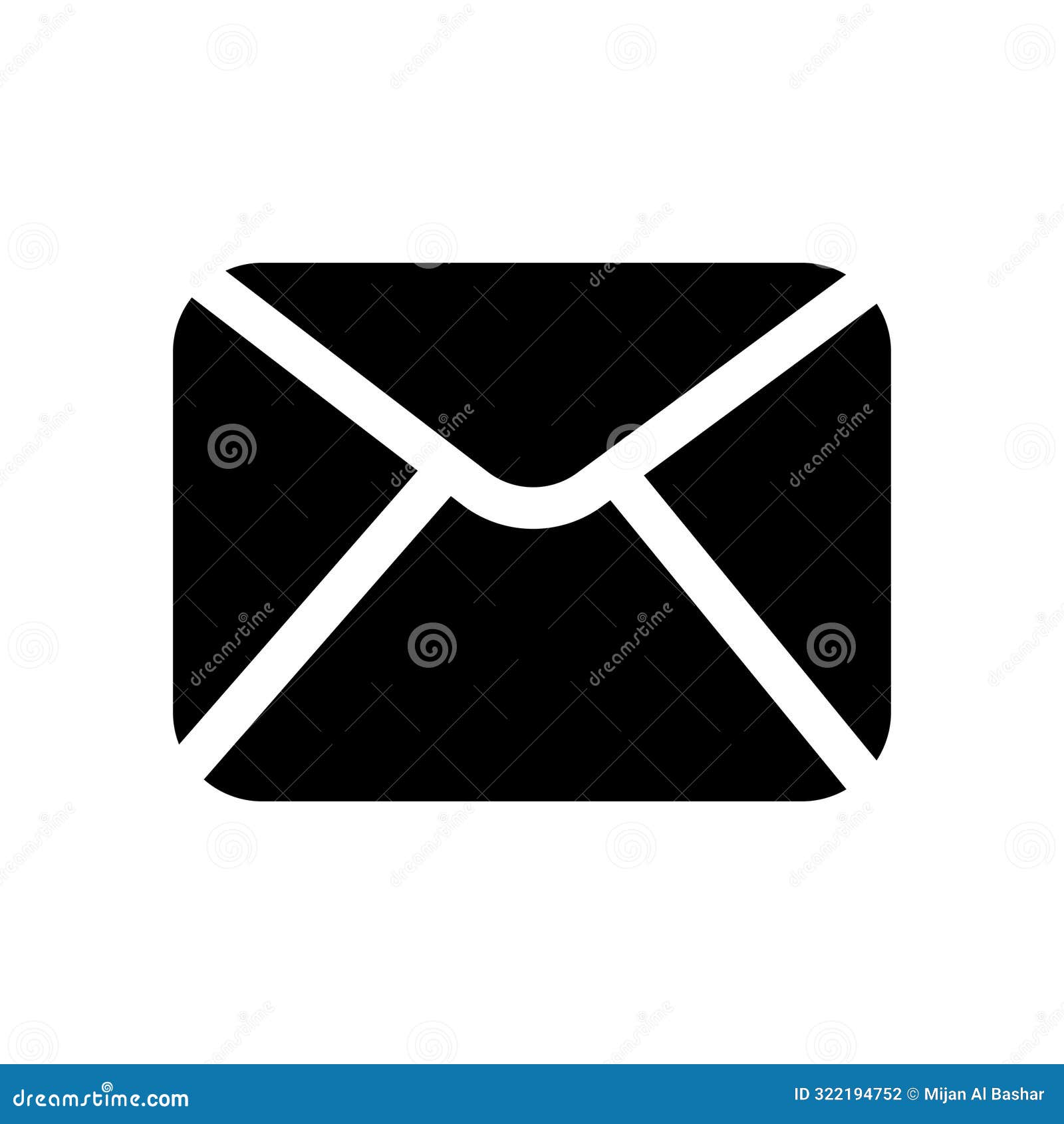 Email Logo Icon Vector Illustration Stock Vector - Illustration of ...