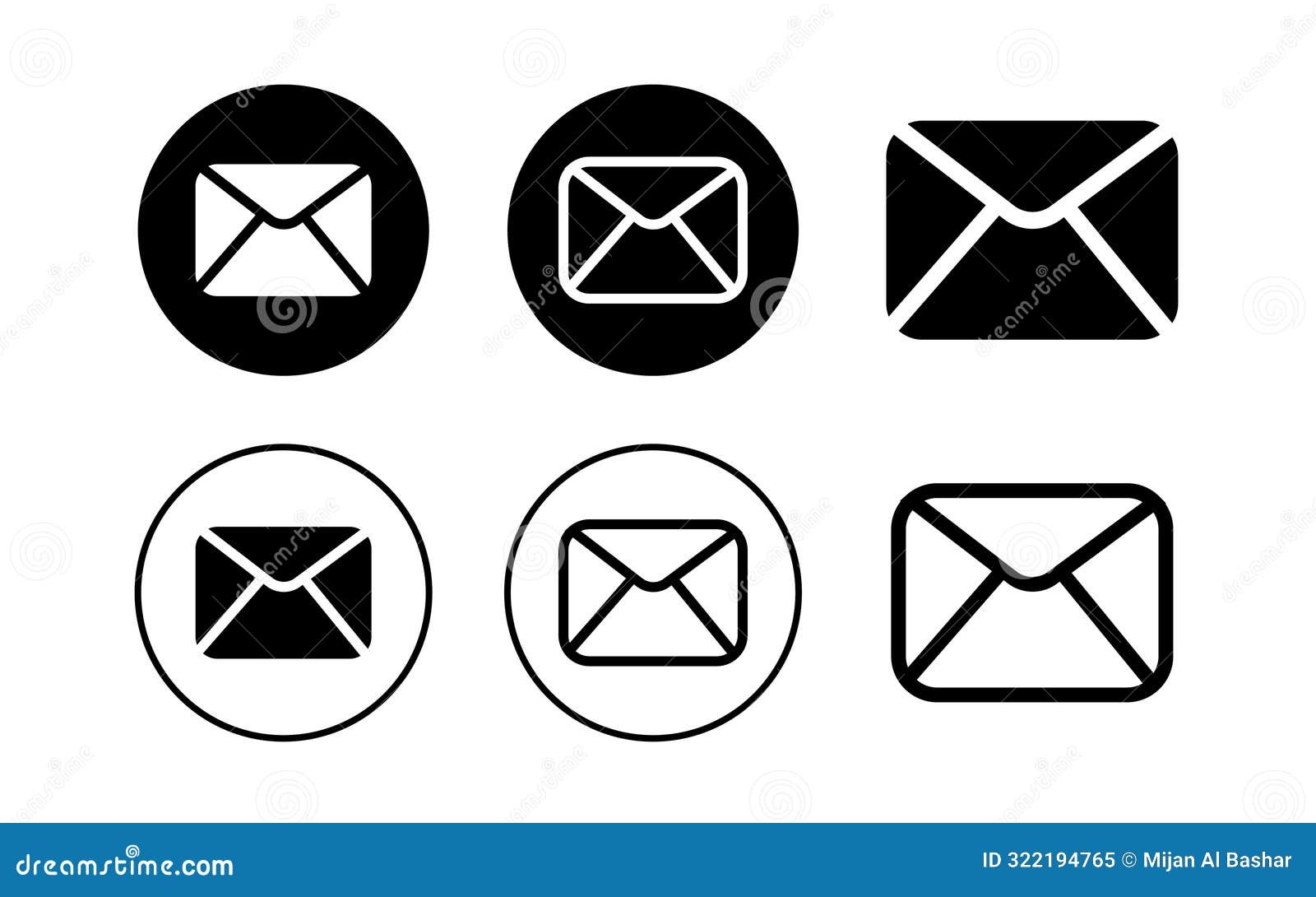 Email Logo Design Made Of Color Pieces Cartoon Vector | CartoonDealer ...