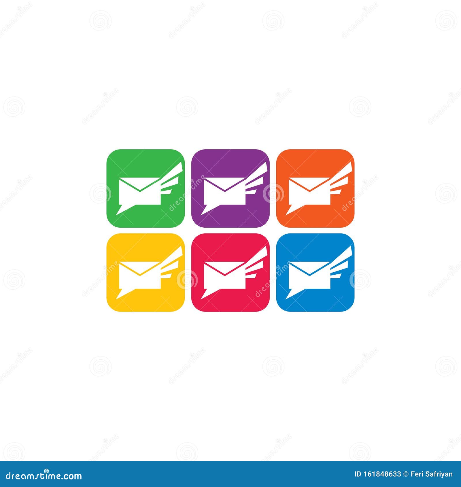 Email logo template vector stock vector. Illustration of modern - 161848633