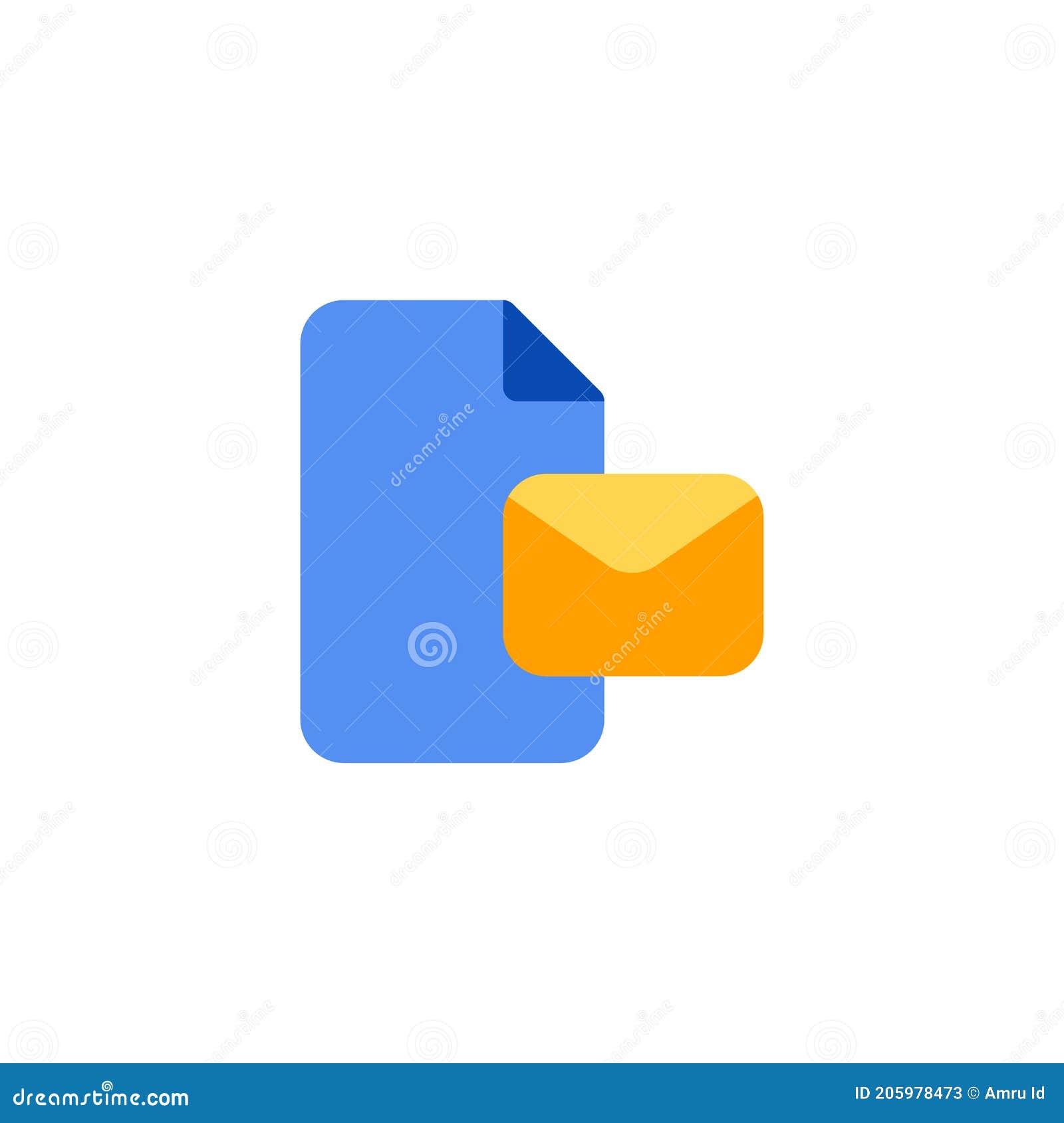 Email Mail Folder File Flat Icon, Logo, Vector Stock Vector ...