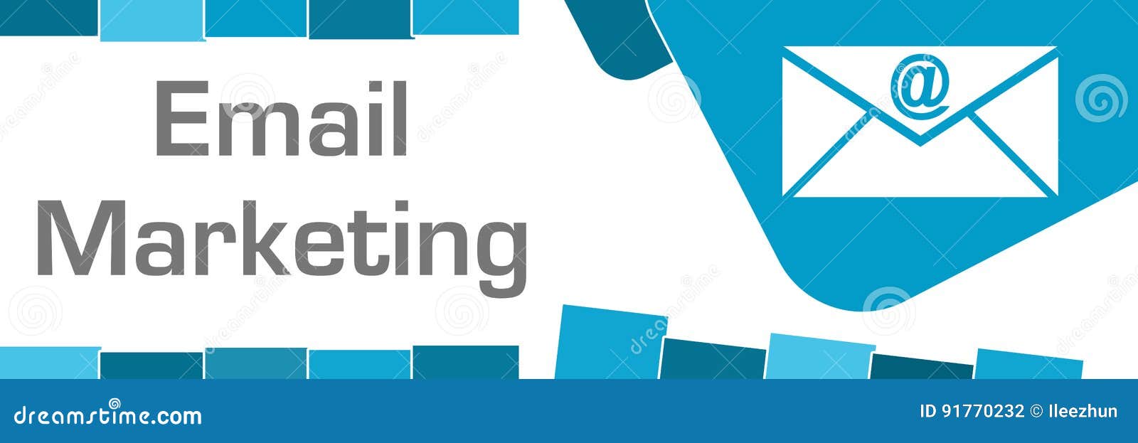 Email Marketing Blue Abstract Background Stock Illustration ...