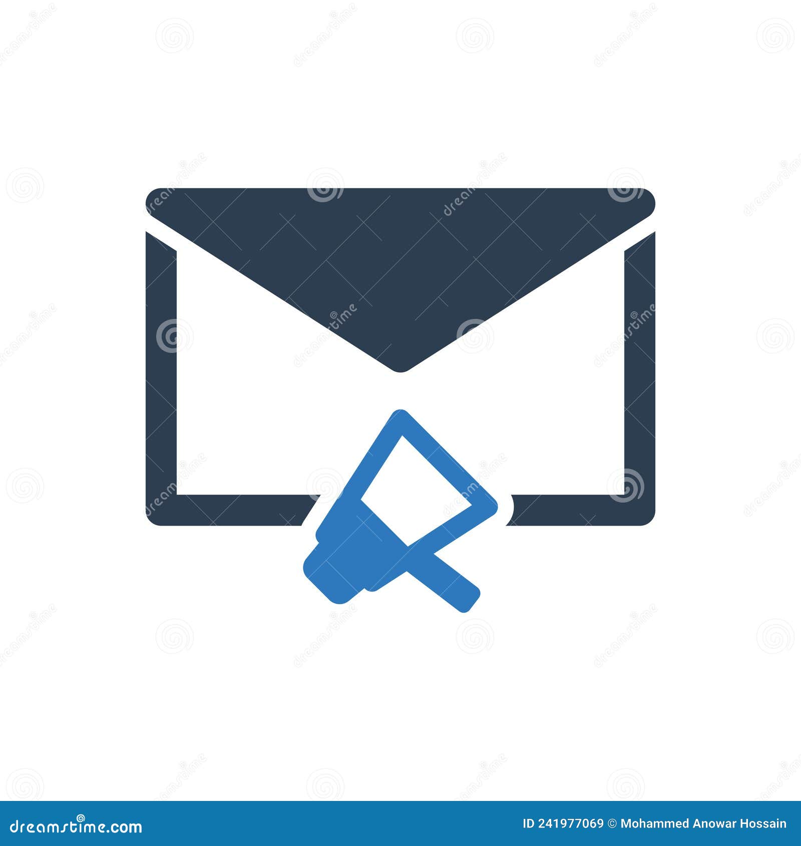 Email Marketing Icon - Email Advertising Icon Stock Vector ...