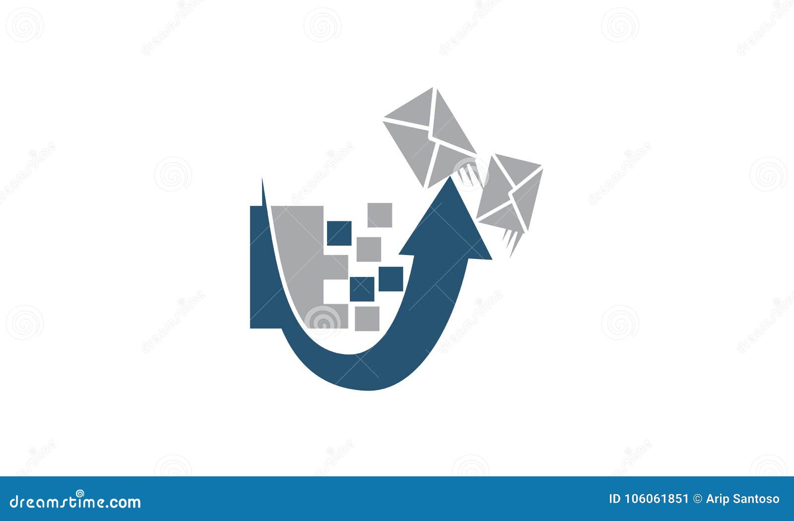 Email Marketing Template stock vector. Illustration of commerce - 106061851