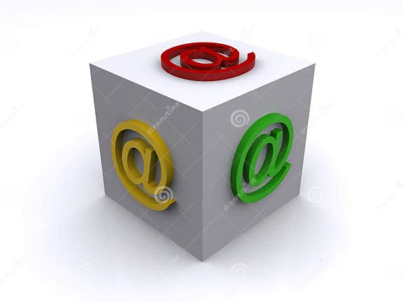 Email marks stock illustration. Illustration of information - 9170316