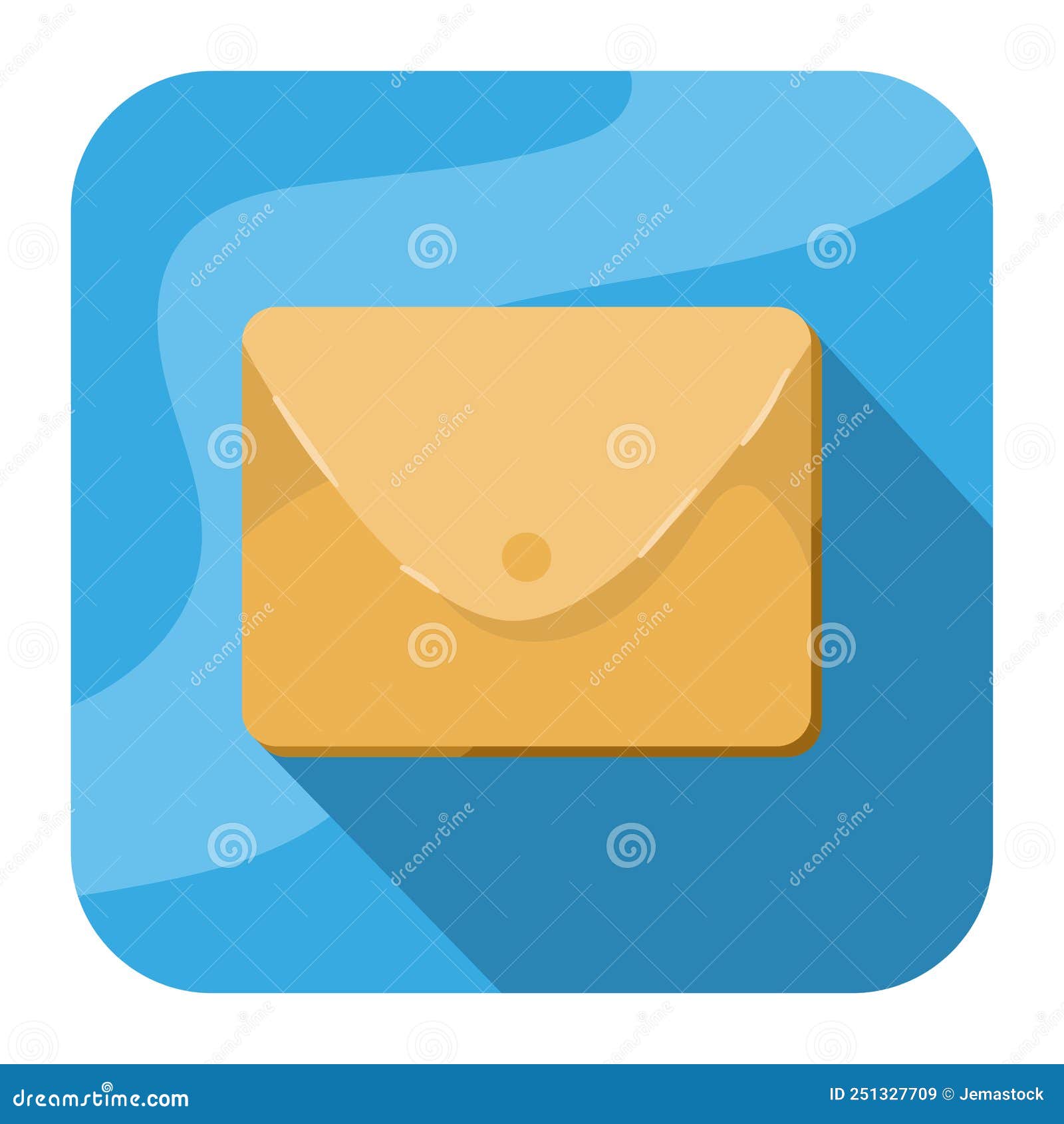 Email message app button stock vector. Illustration of send - 251327709