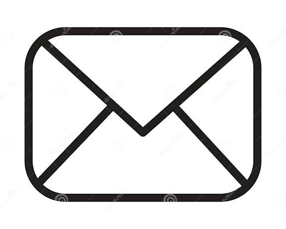Email message contact icon stock vector. Illustration of vector - 357606054