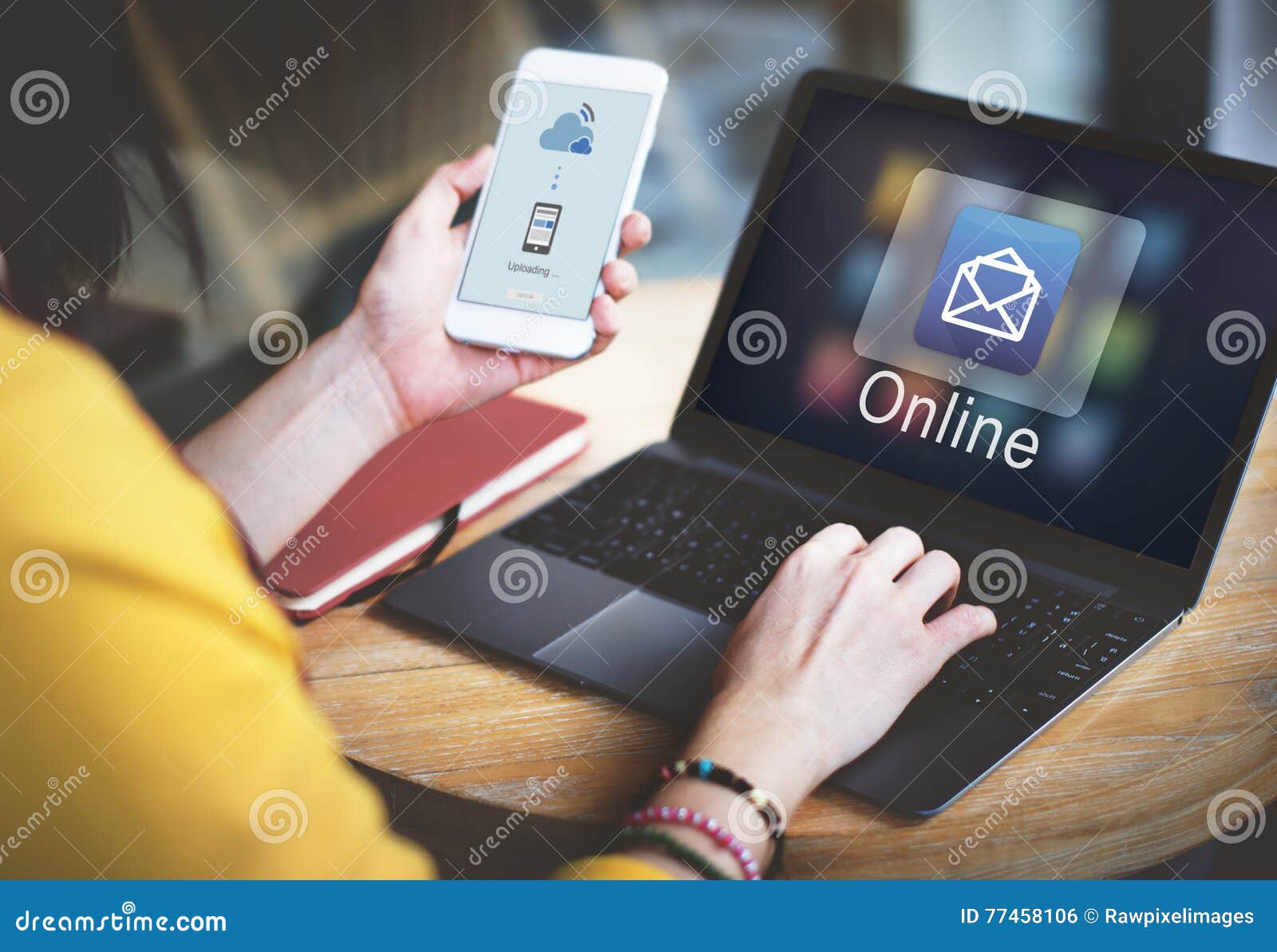 Email Message Data Digital Electronic Graphic Concept Stock Photo ...