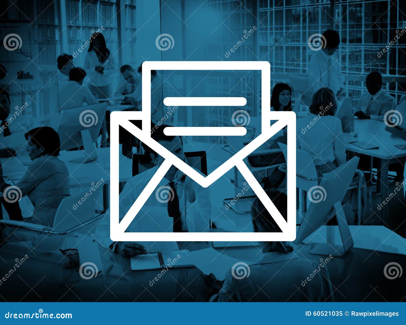 Email Message Icon Communication Letter Concept Stock Illustration ...