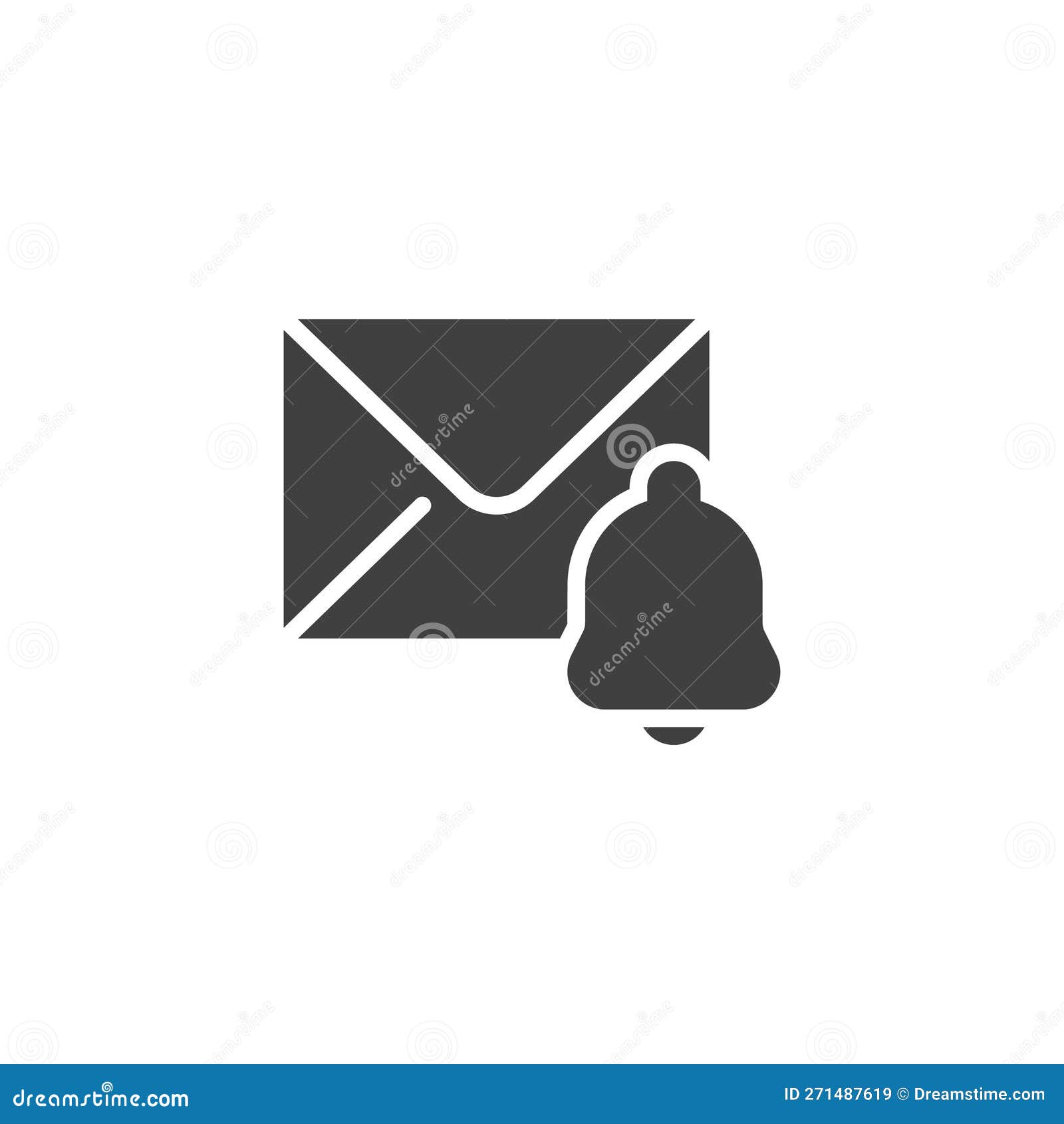 Email Message Notification Vector Icon Stock Vector - Illustration of ...
