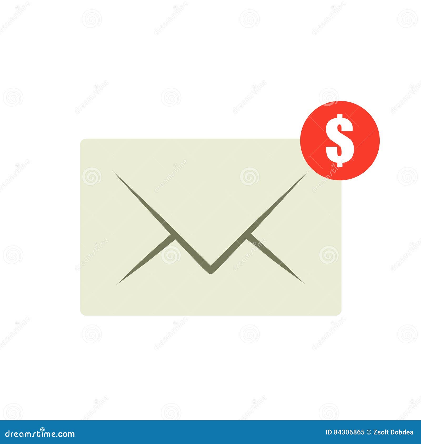 Email money transfer icon. stock vector. Illustration of email - 84306865