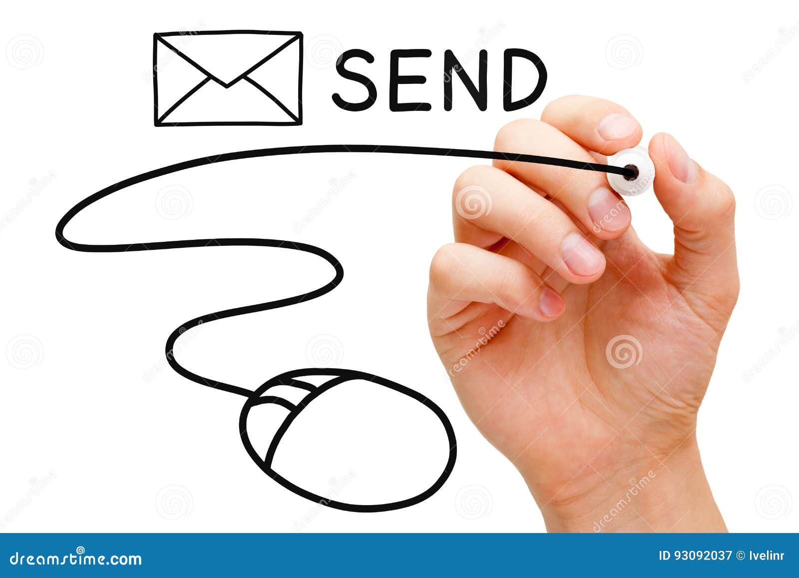 Email Mouse Concept stock image. Image of mailbox, email - 93092037