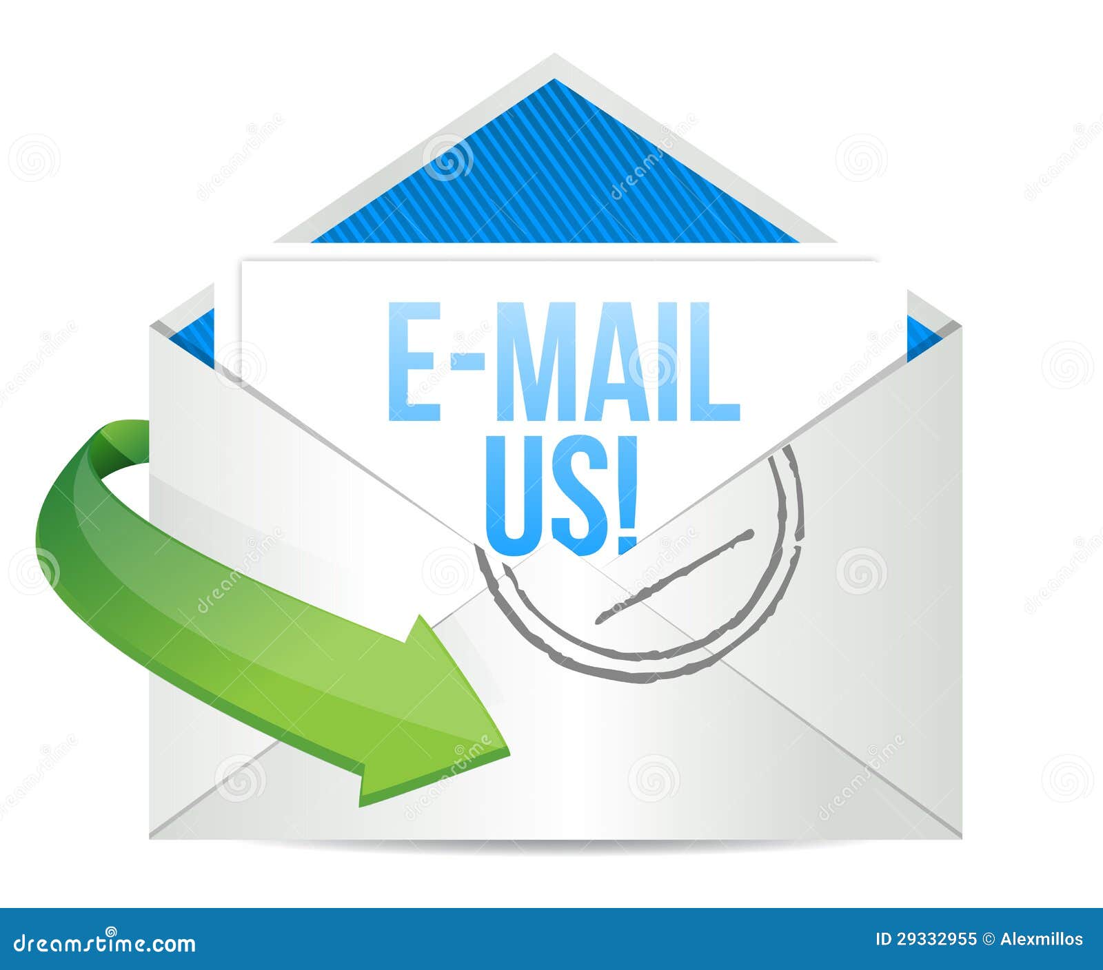 Email Noi Concetto Che Rappresenta Email Illustrazione di Stock ...