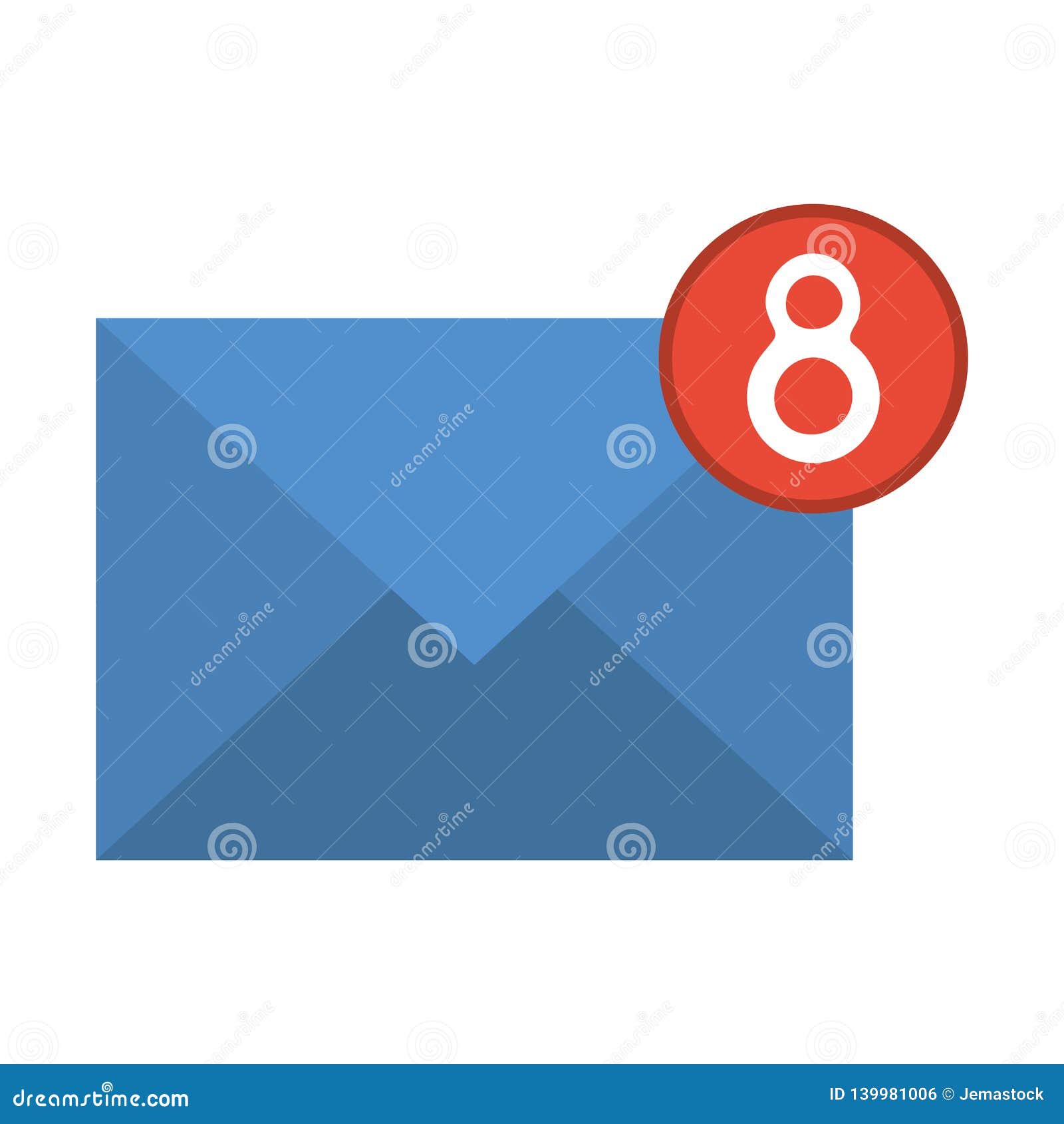 Email notification symbols stock vector. Illustration of concept ...