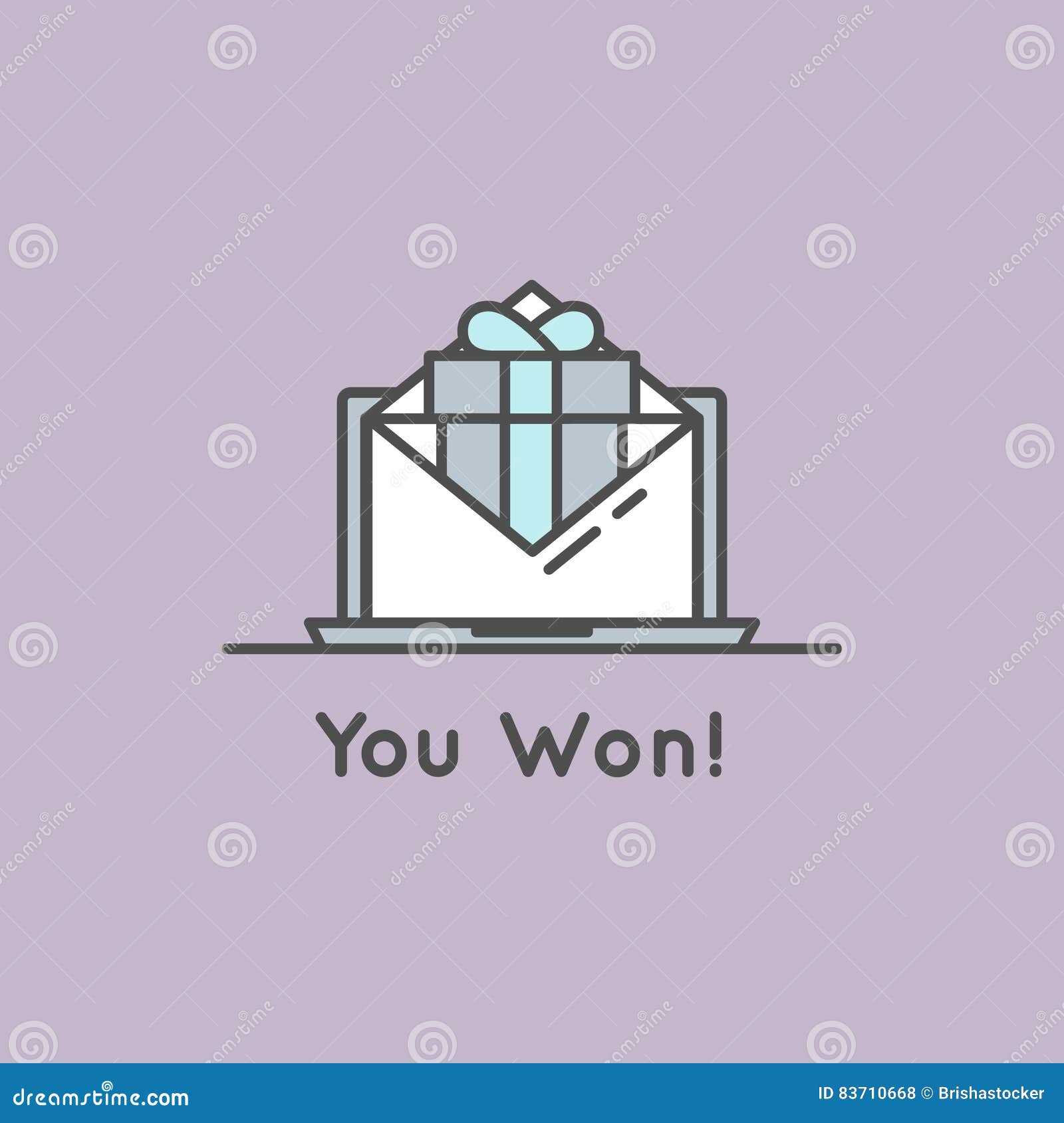 Email Offer Present Bonus Stock Illustrations – 15 Email Offer Present ...