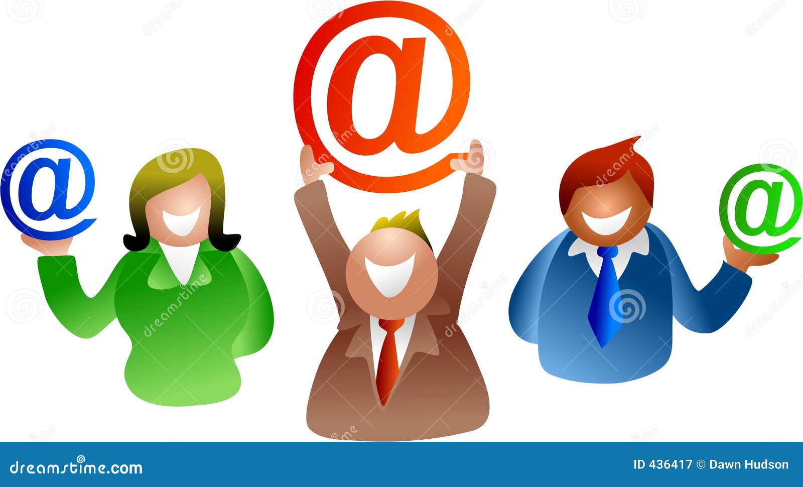 Email people stock illustration. Illustration of concepts - 436417