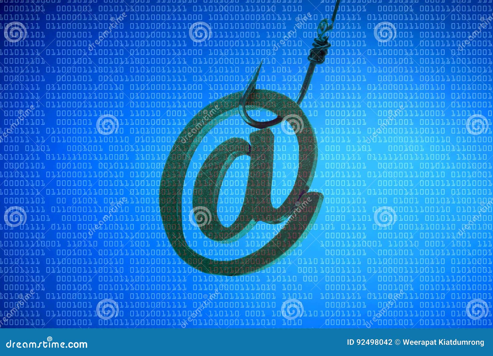 Email phishing attack stock illustration. Illustration of attacked ...