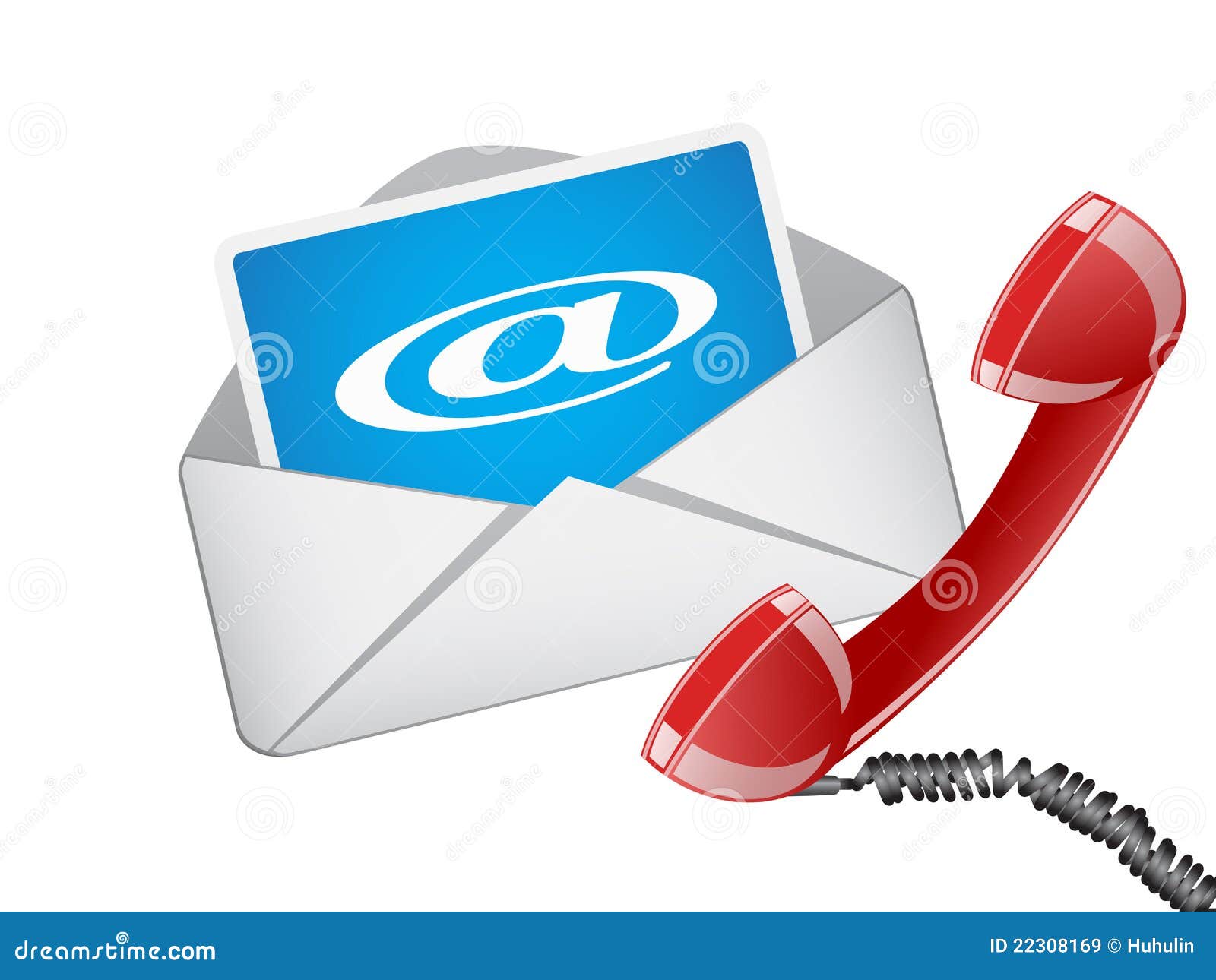 Email and phone ,vector stock vector. Illustration of chat - 22308169