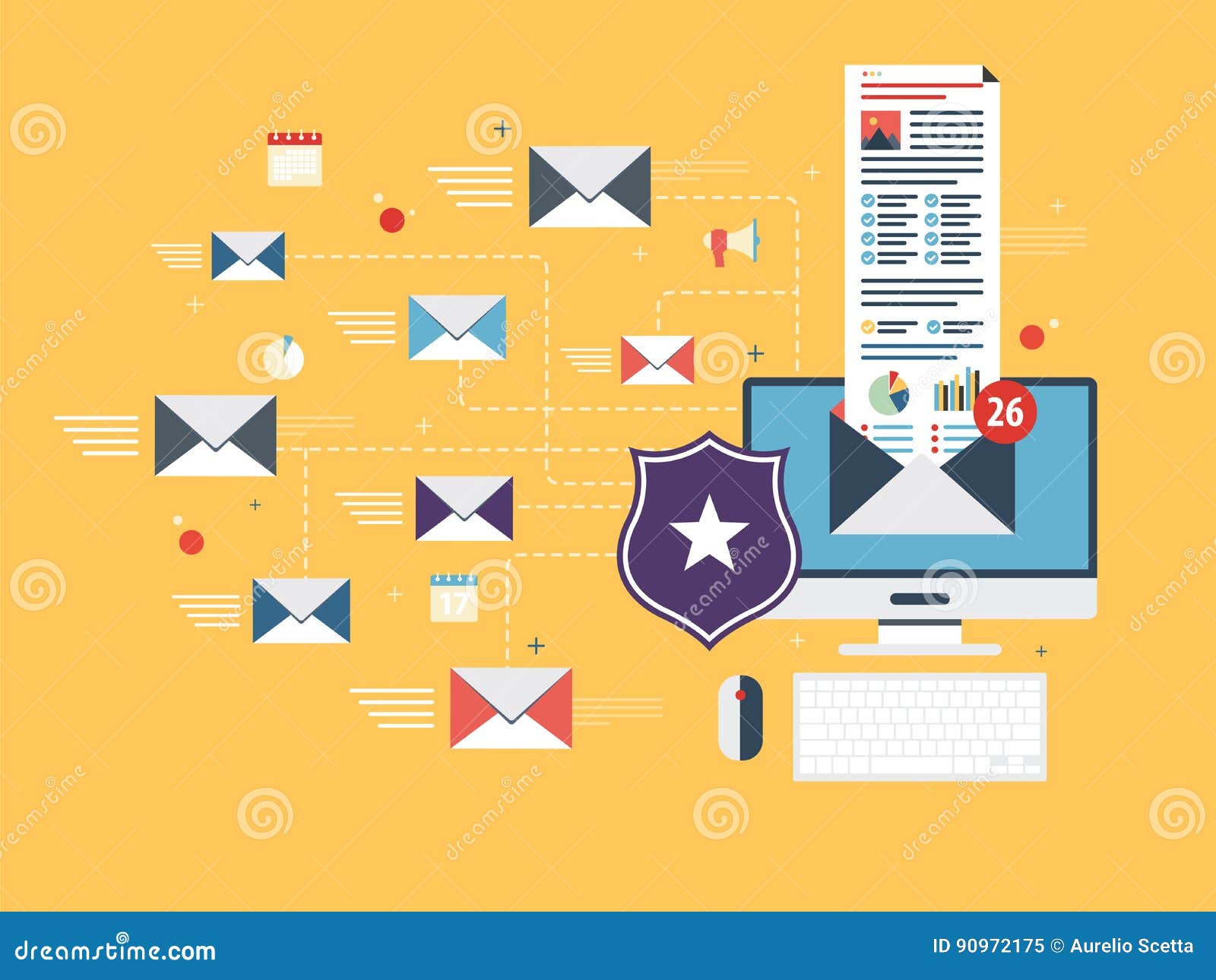 Email Protection and Secure Communication on Internet. Spam Blocker ...