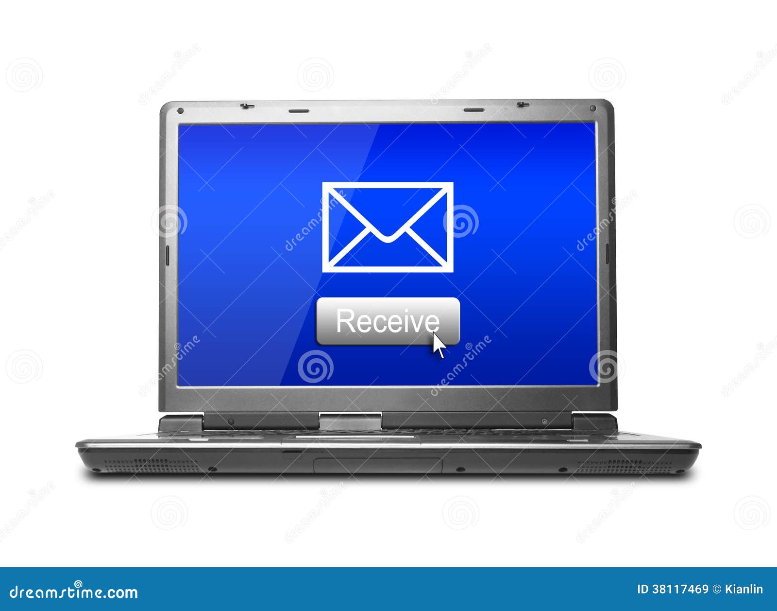 Email Receive stock illustration. Illustration of share - 38117469